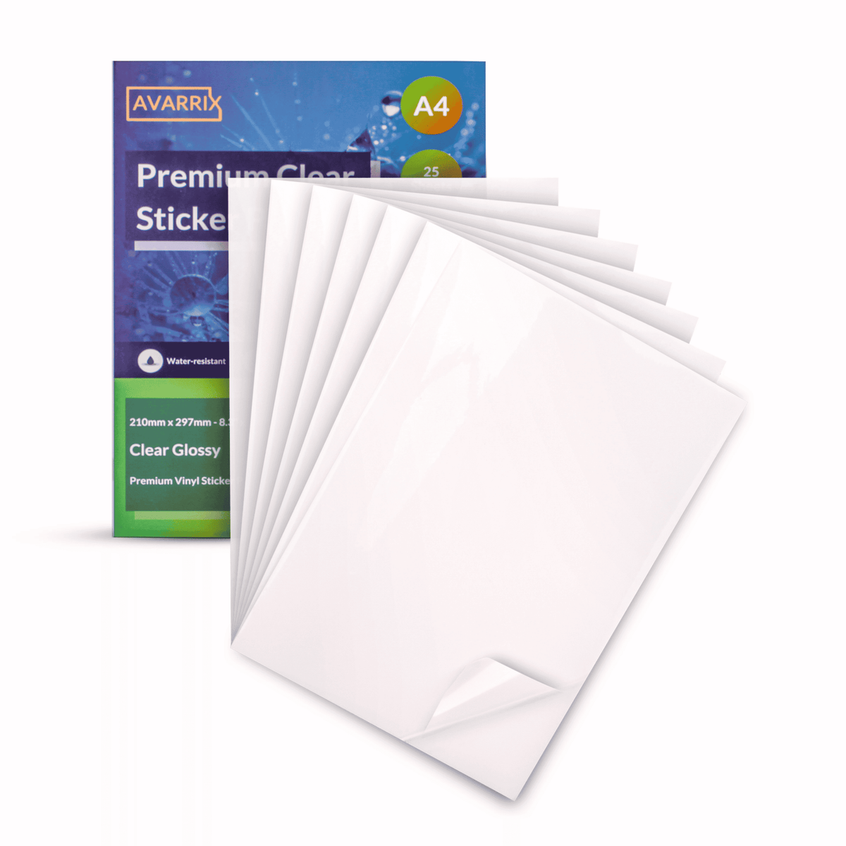 Clear Vinyl Sticker Paper Australia | Transparent | Avarrix – Avarrix ...
