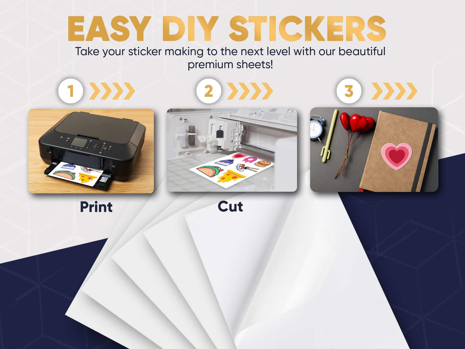 White Matte Vinyl Sticker Paper | Sticker Paper | Avarrix Pty Ltd