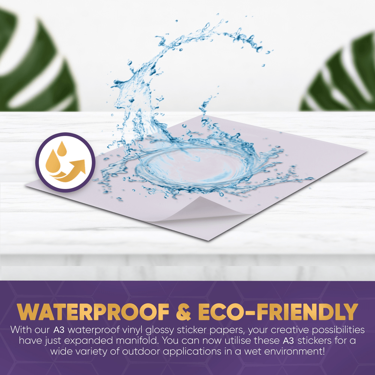 White Glossy Vinyl Sticker Paper A3 | Waterproof | Avarrix – Avarrix ...