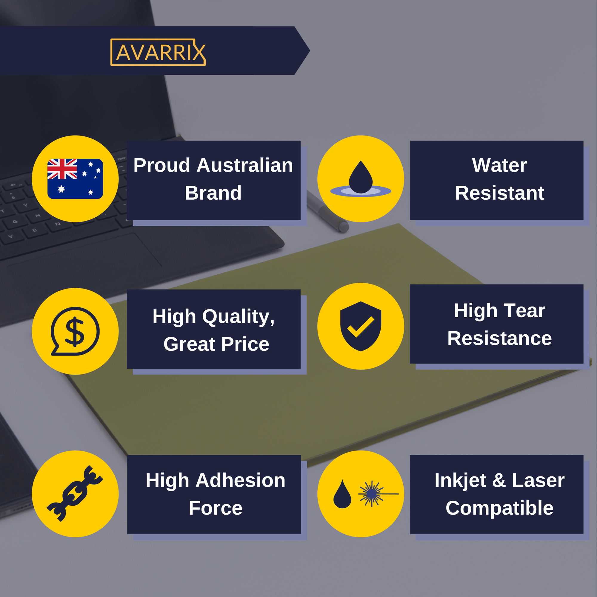 Premium Vinyl Sticker Paper | Vinyl Sticker Paper | Avarrix Pty Ltd