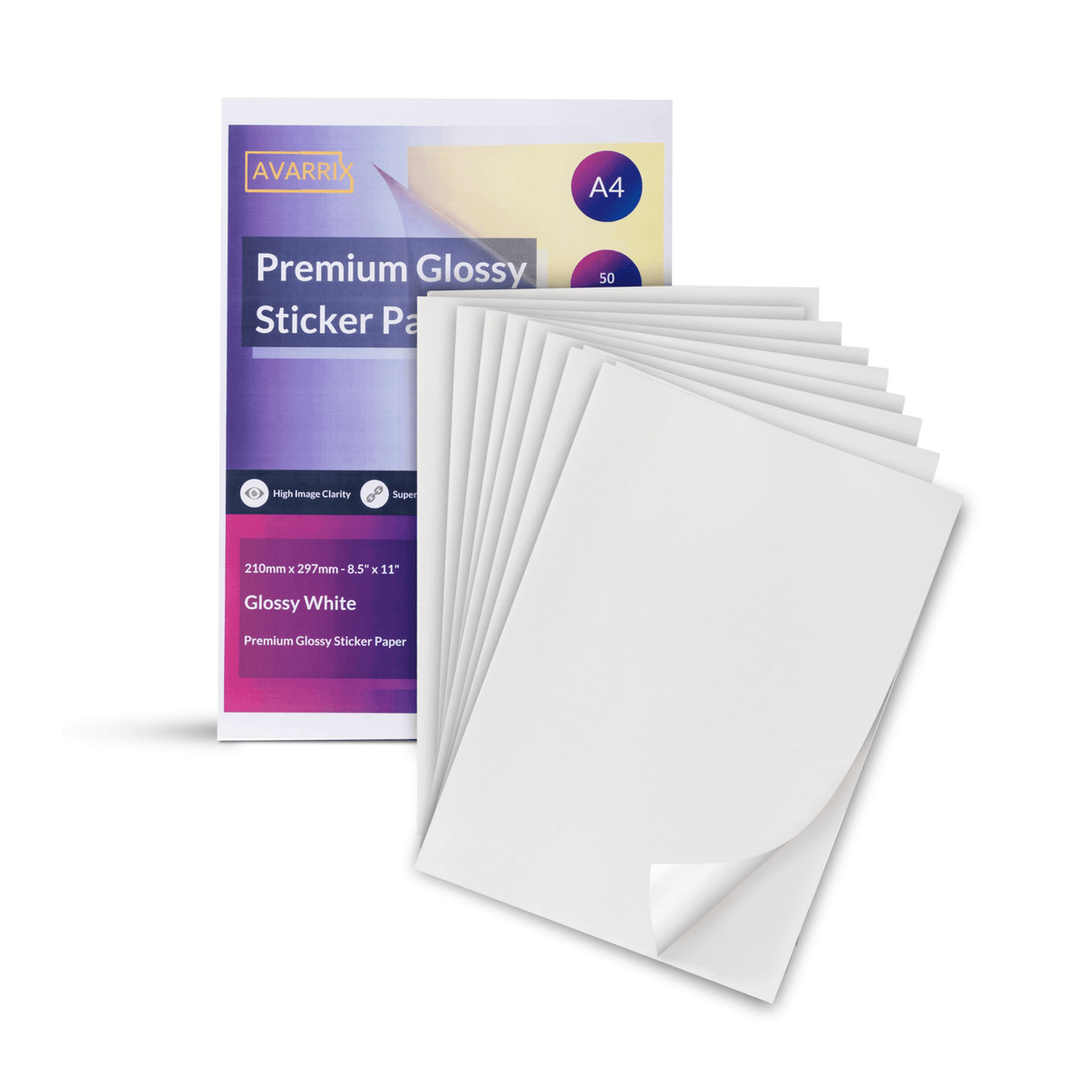 White Blank Sticker Paper | Sticker Paper | Avarrix Pty Ltd