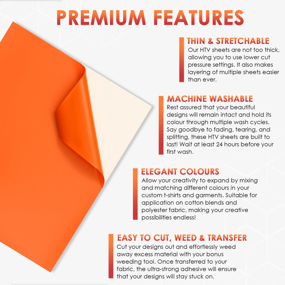 Vinyl Heat Transfer Sheets | Heat Transfer Sheets | Avarrix Pty Ltd