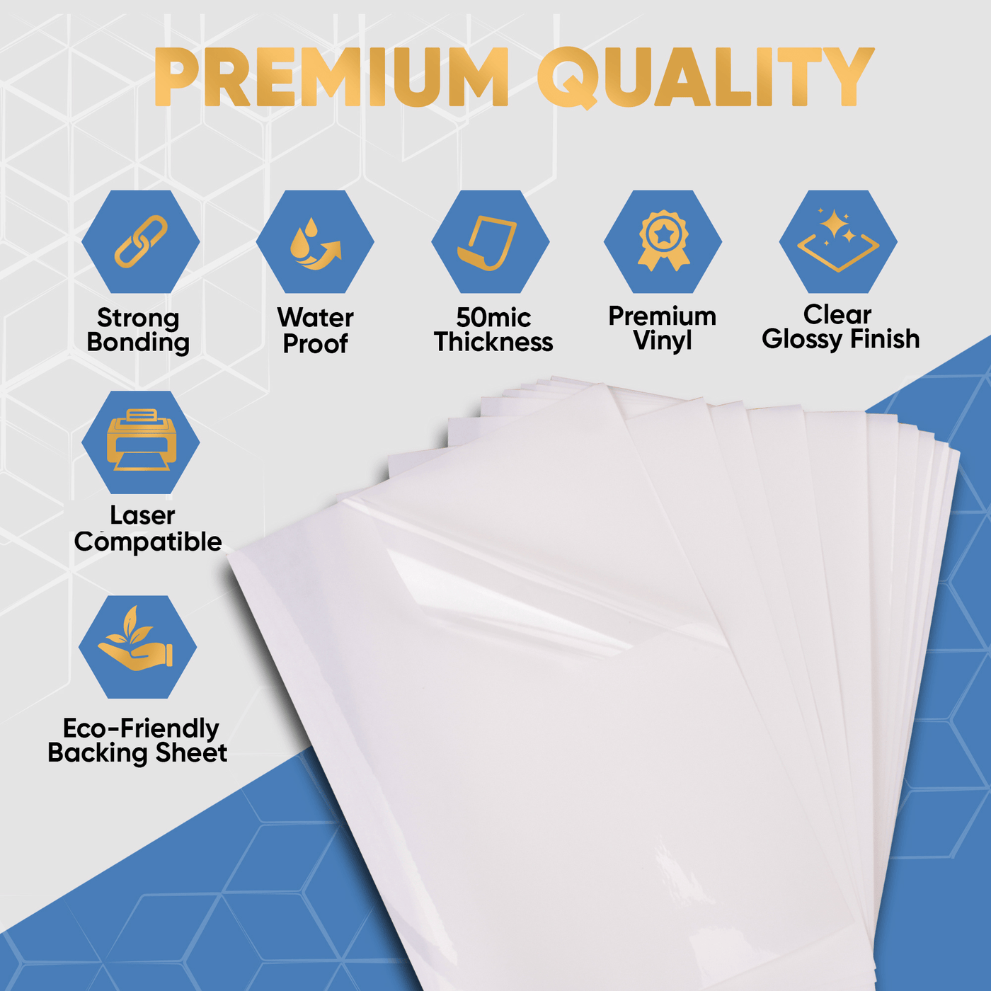 Transparent Clear Vinyl Sticker Paper A4 | Laser | Avarrix – Avarrix ...